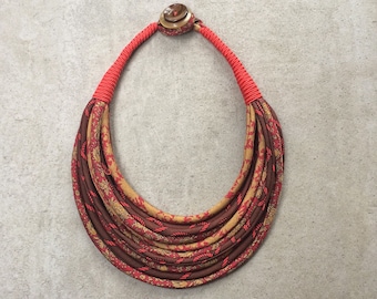 Fabric necklace | Etsy