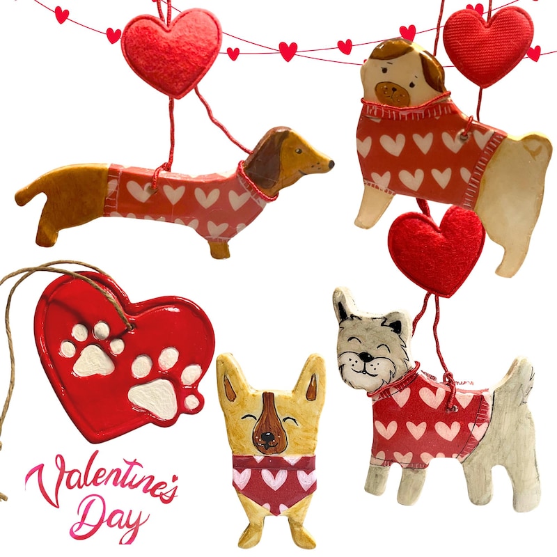 Clay Magnet Valentine - Etsy