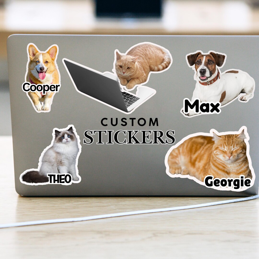 Custom | Pet Sticker| Magnet | Dog | Cat | Gift | Personalized | Pet ...