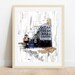 FISH SHACK CANVAS| Black and White Fish Art Print | Coastal Fishing ...