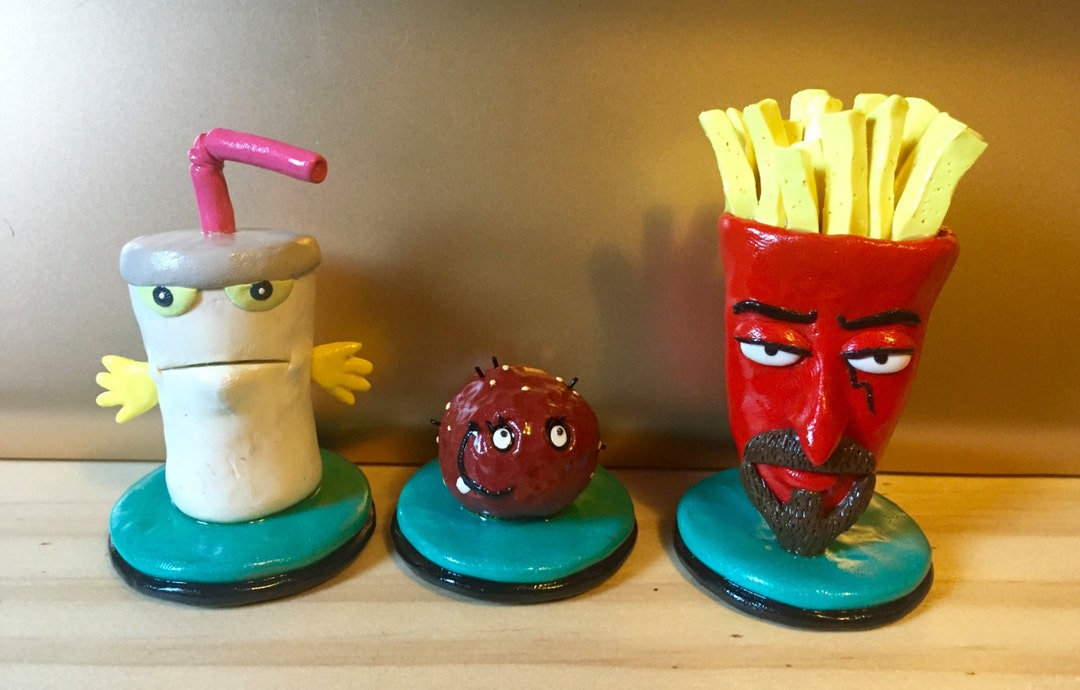 Aqua Teen Hunger Force - Master Shake Meatwad and Frylok Set ...