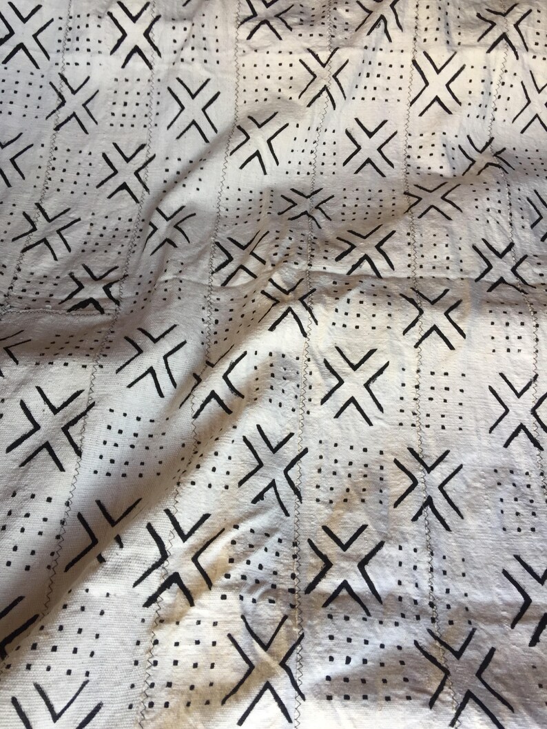 Mali Mudcloth Textiles Fabric Africa Handmade Textiles - Etsy