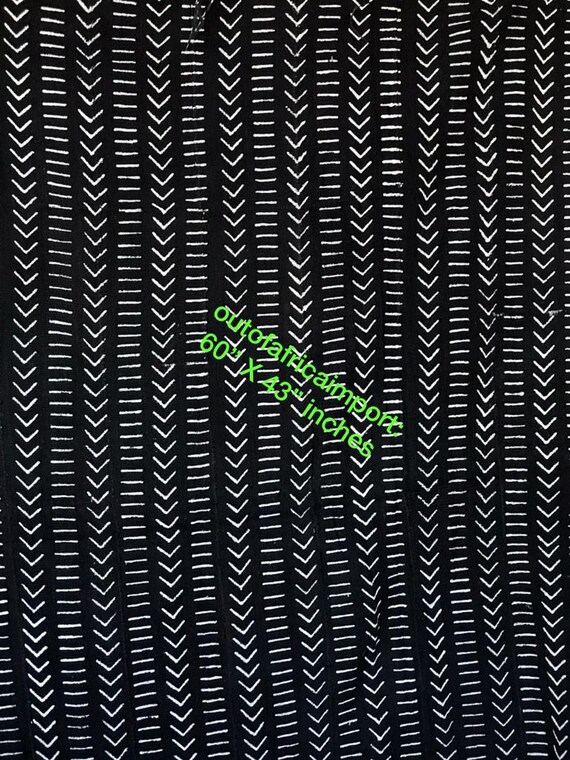 Mali Mudcloth Textiles Fabric Africa Handmade Textiles | Etsy