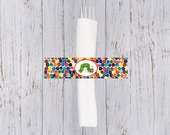 Caterpillar labels | Etsy