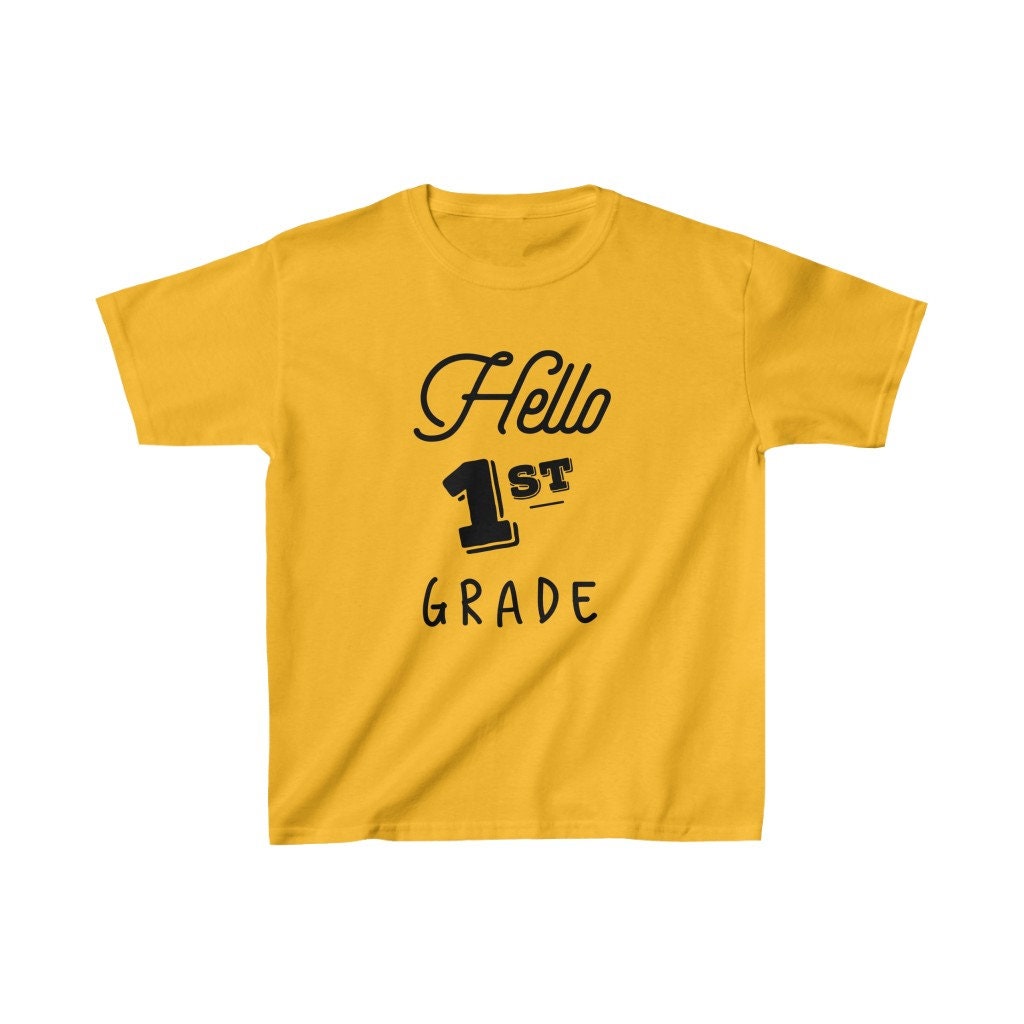 First Grade Shirt hello first grade shirt first day of | Etsy