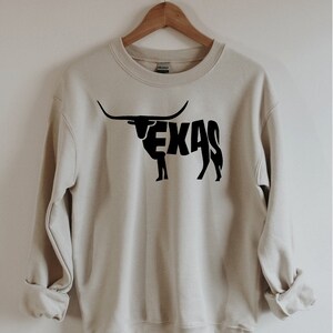 Texas Longhorn Sweatshirt Texas Shirt Texas Gifts Texas Tshirt Texas ...