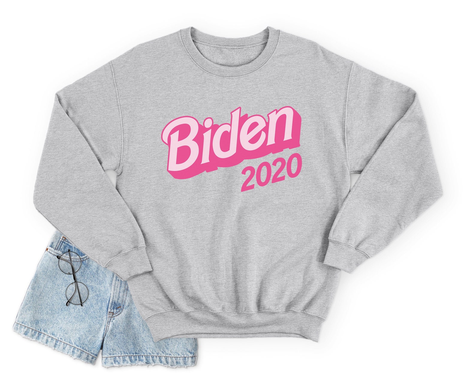 Biden Harris Sweatshirt Pink Joe 2020 Jumper Sweater Joe Kamala Funny ...