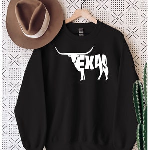 Texas Longhorn Sweatshirt Texas Shirt Texas Gifts Texas Tshirt Texas ...