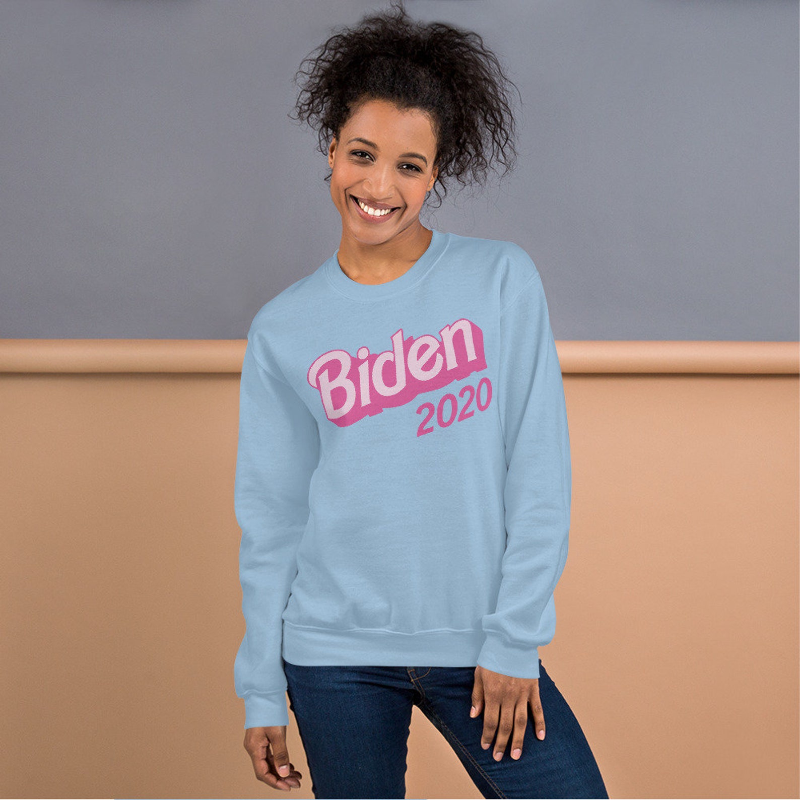 Biden Harris Sweatshirt Pink Joe 2020 Jumper Sweater Joe Kamala Funny ...
