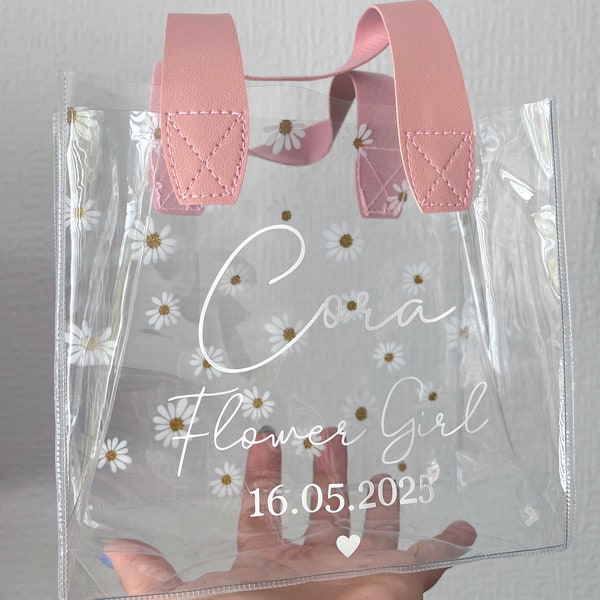 Cute Clear Flower Bags - Etsy UK