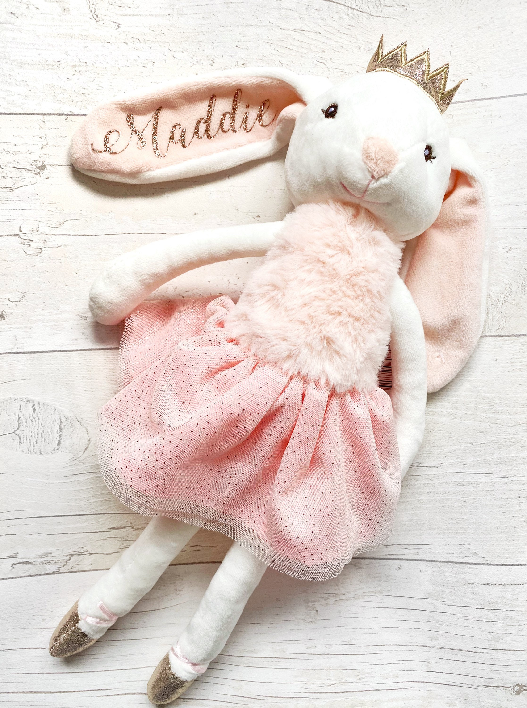 Personalised Ballerina Bunny Perfect for Birthdays Easter | Etsy