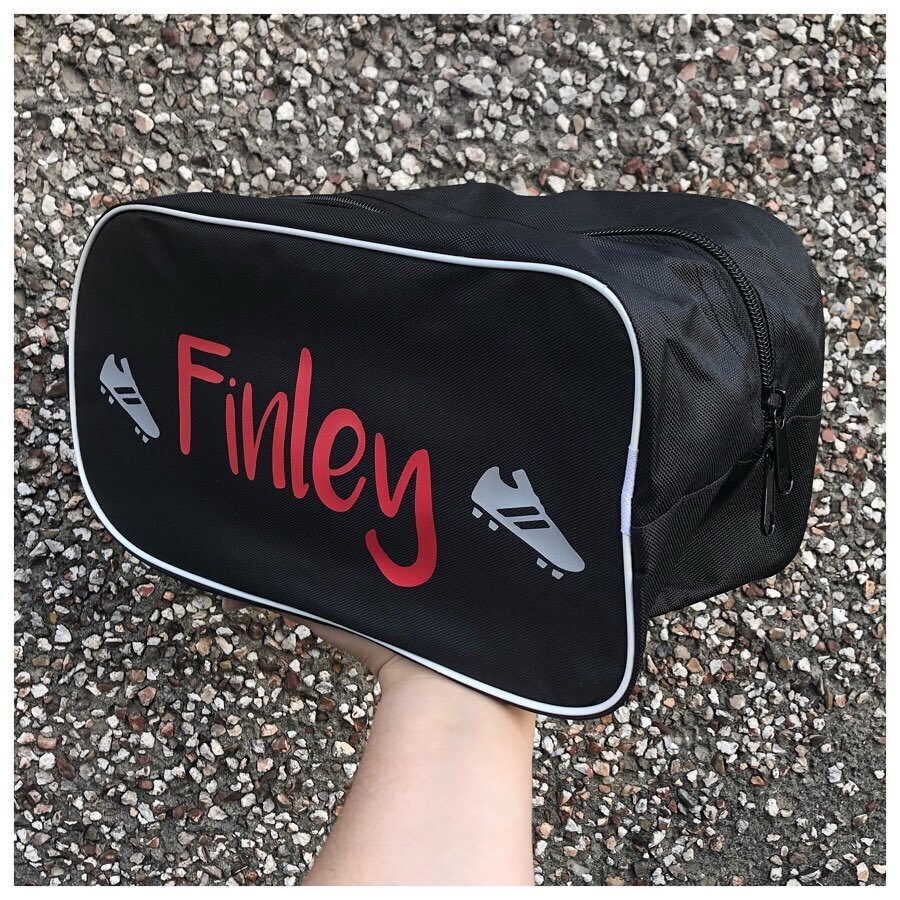 Personalised Printed Girls/boys Football Boot Bag or Cosmetics - Etsy UK