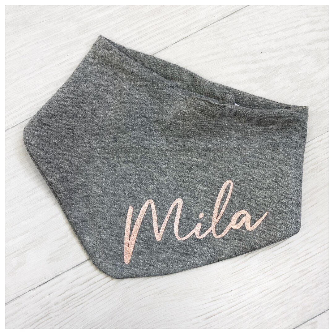 PERSONALISED Dribble Bibs for Boy or Girl. Colours Can Be Changed. - Etsy