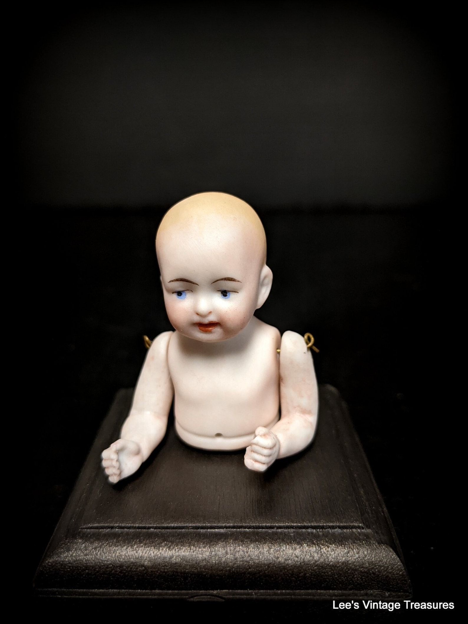 Antique Unmarked Germany Half Doll, Jointed BABY With Movable Arms ...