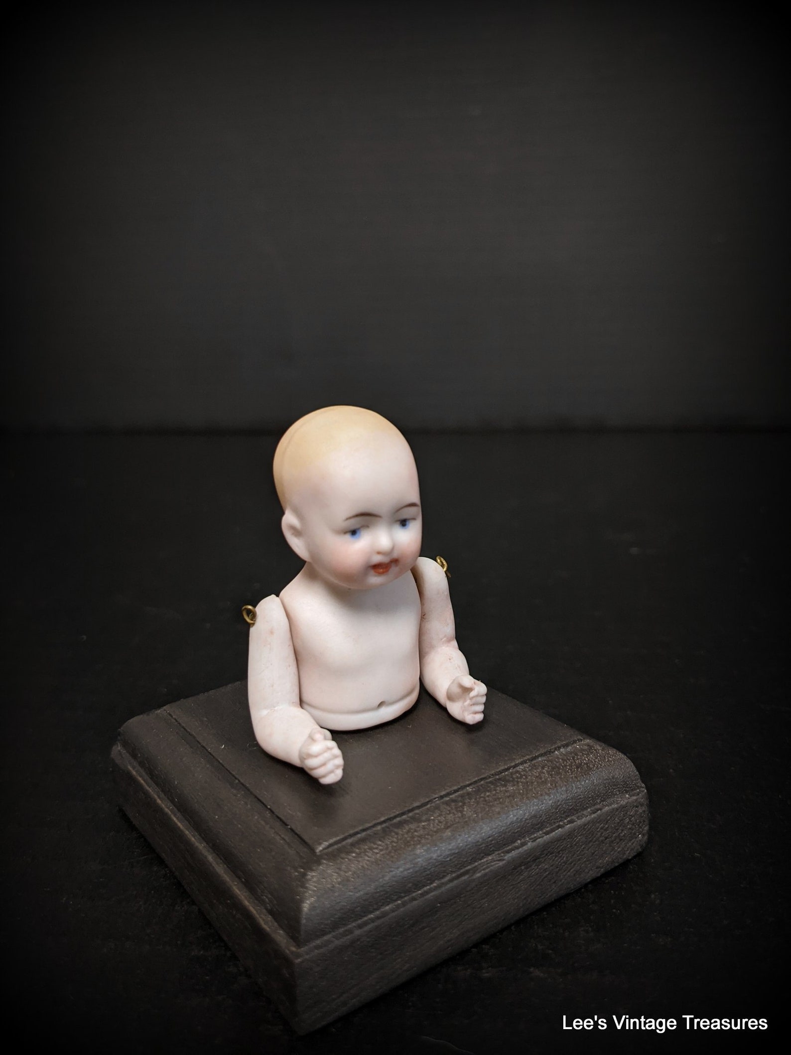 Antique Unmarked Germany Half Doll, Jointed BABY With Movable Arms ...