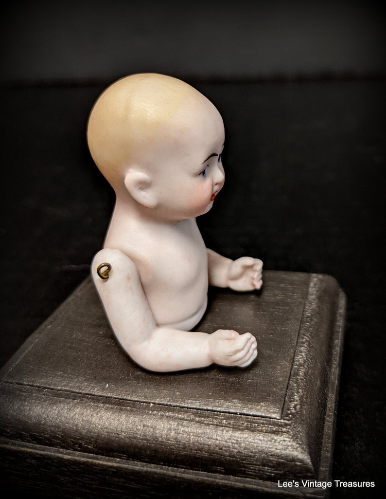 Antique Unmarked Germany Half Doll, Jointed BABY With Movable Arms ...