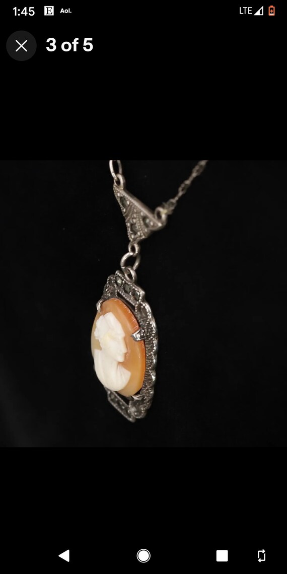 Victorian Revival Cut Genuine Conch Shell Cameo Lovel… - Gem