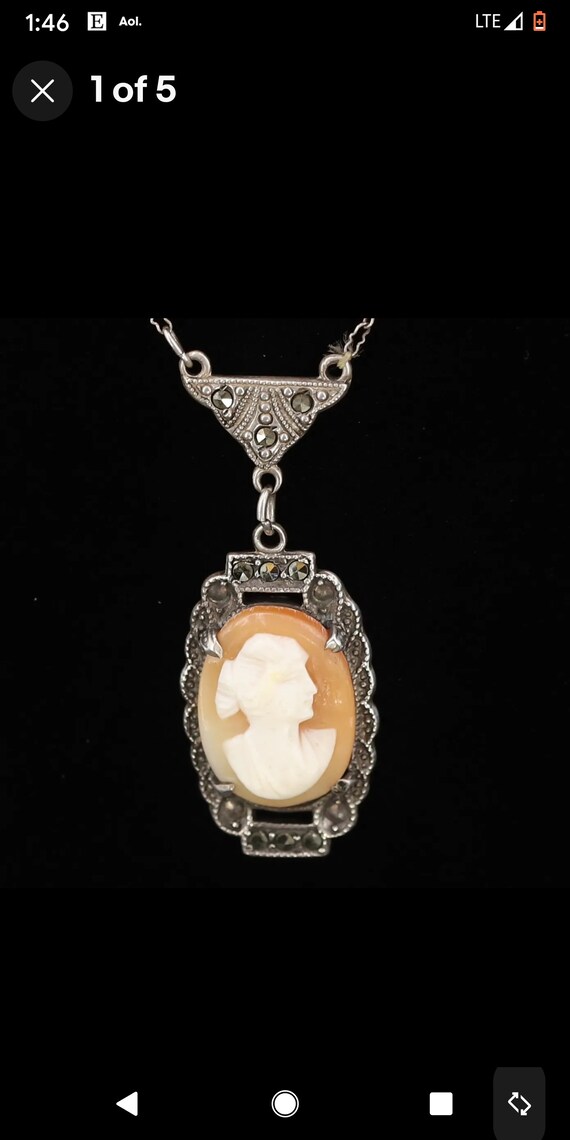 Victorian Revival Cut Genuine Conch Shell Cameo Lovel… - Gem