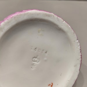 Antique German Porcelain Sitzendorf Powder Box W/ Floral Crown Top ...