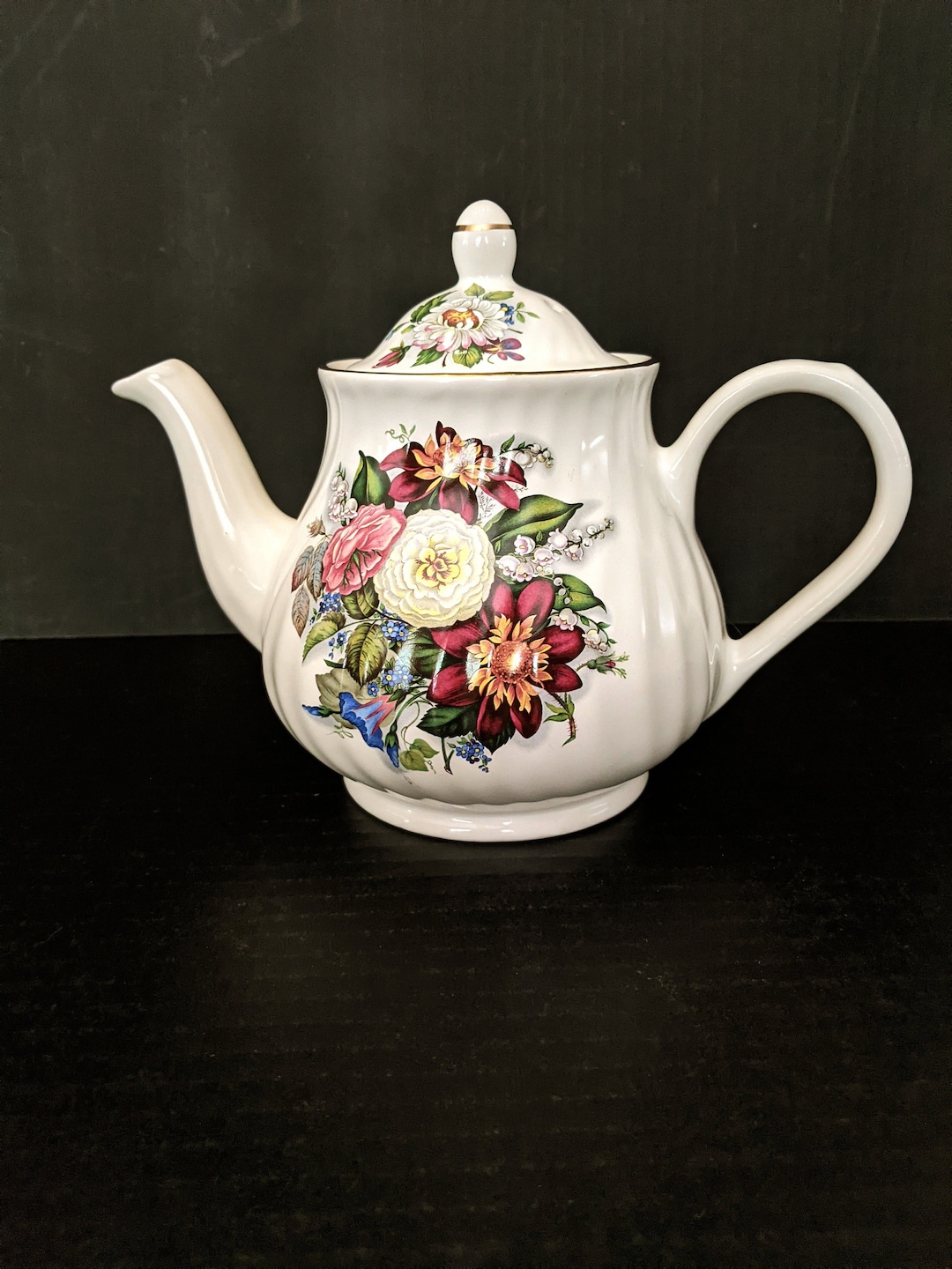 Vintage Arthur Wood & Son Staffordshire England Large Tea Pot, #6544 ...