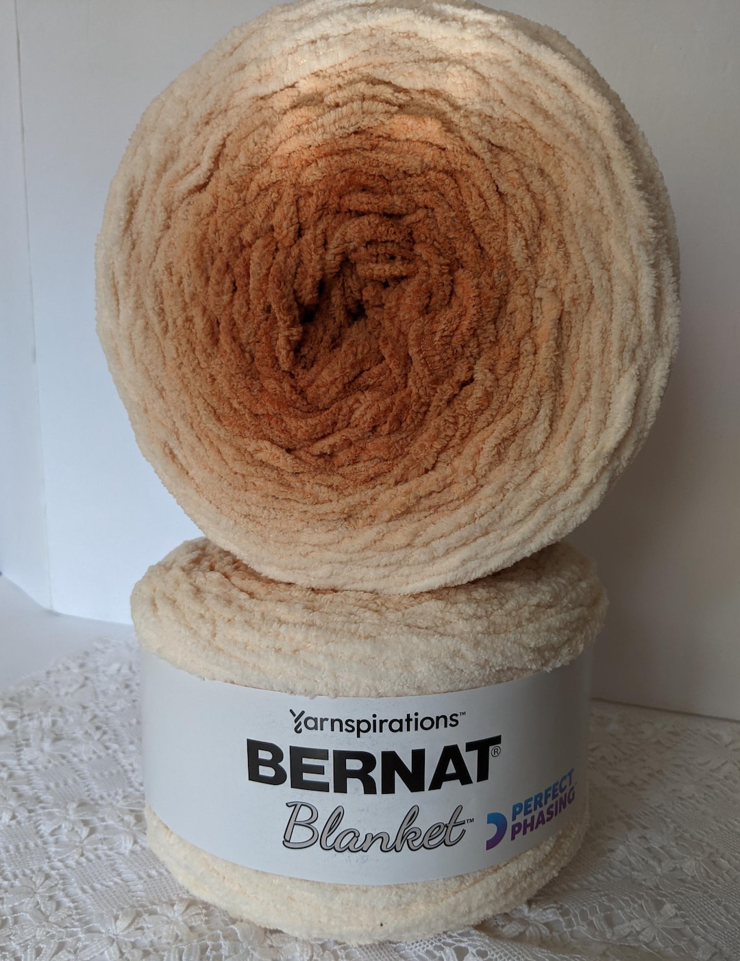 2 Large Skeins of BERNAT Blanket Perfect Phasing Ever so Soft Yarn ...