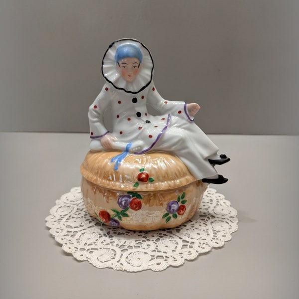 Porcelain Powder Jar - Etsy