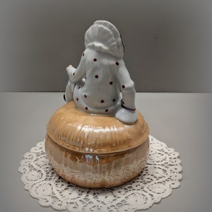 Art Deco Sitzendorf German Porcelain Luster Glaze Pierrot With Mandolin ...