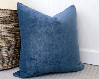 Slate Blue Pillow - Etsy