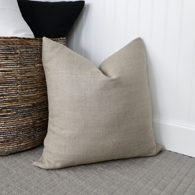 Beige Pillow - Etsy
