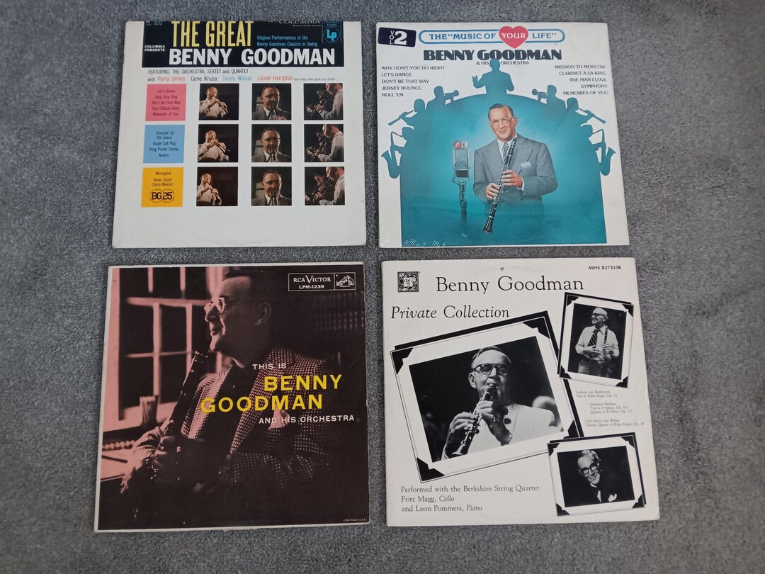Benny Goodman - 4 Album Bundle - Gene Krupa, Harry James, Lionel ...