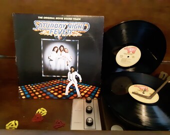 Vintage, Saturday Night Fever - "original Soundtrack" Double LP, Vinyl Record Album, Original ...