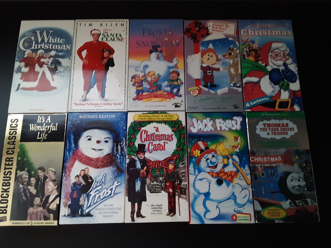 Bundle of 10 Classic Christmas Movies VHS Tapes - Etsy