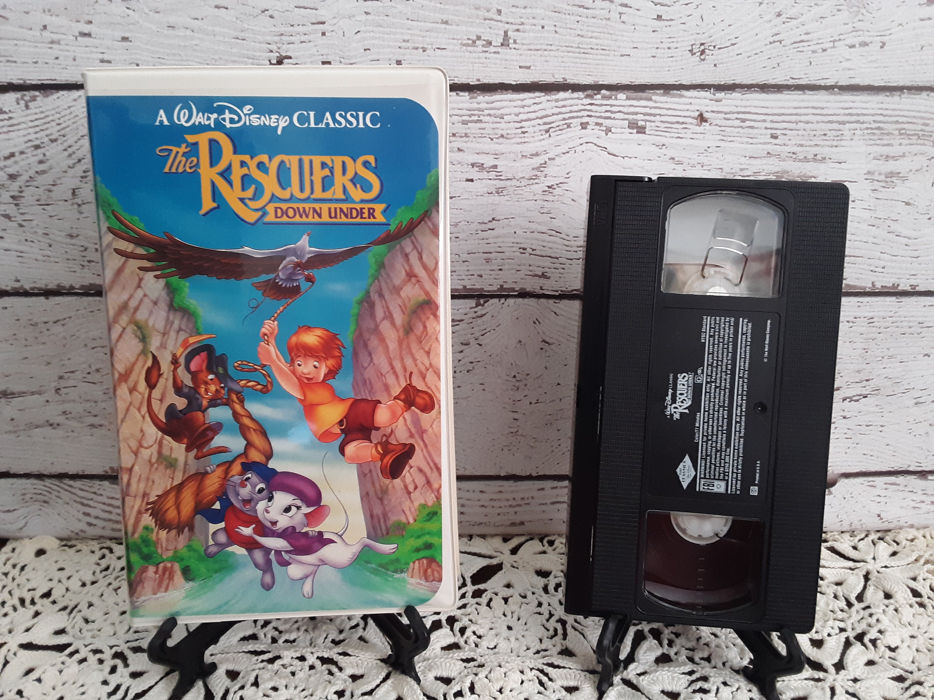 The Rescuers Down Under 1991 Vhs