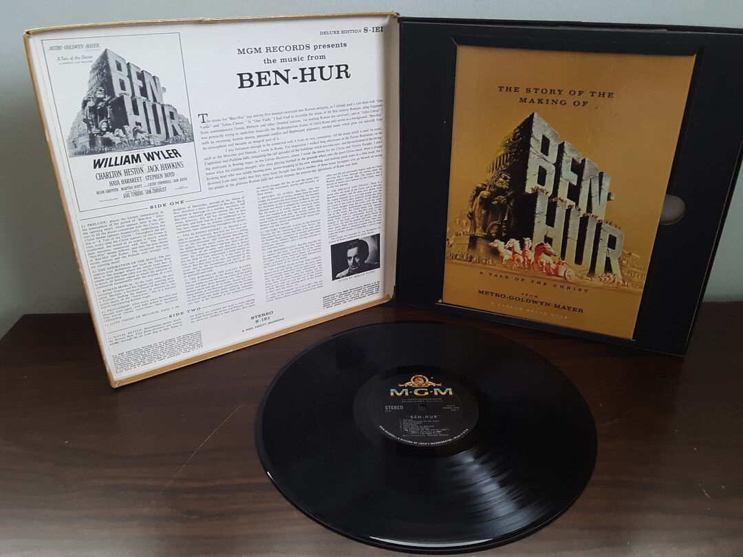 Miklos Rozsa - Motion Picture Soundtrack - Ben-hur - Record & Book Set ...