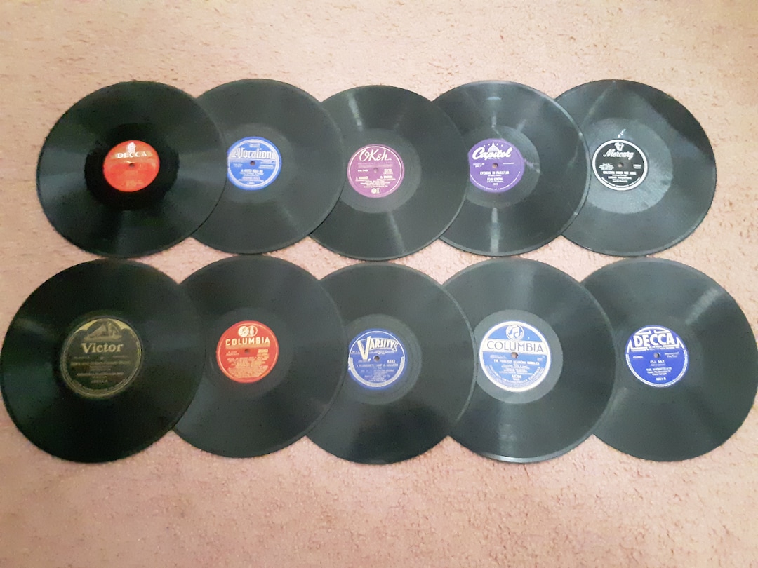 Lot of 10 Mixed 78rpm Shellac Records - 1910's to 1950's - Etsy
