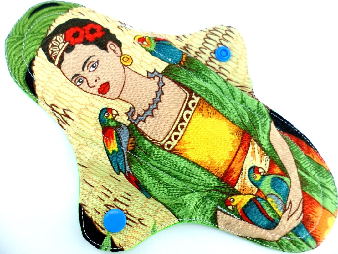 Narrow Teen Pad 8 Regular to Heavy. Flat Cotton, Towelling, PUL. Frida ...