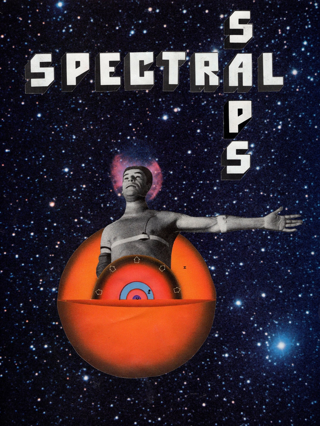 Original Mixed Media Collage Art "spectral Saps" - Etsy