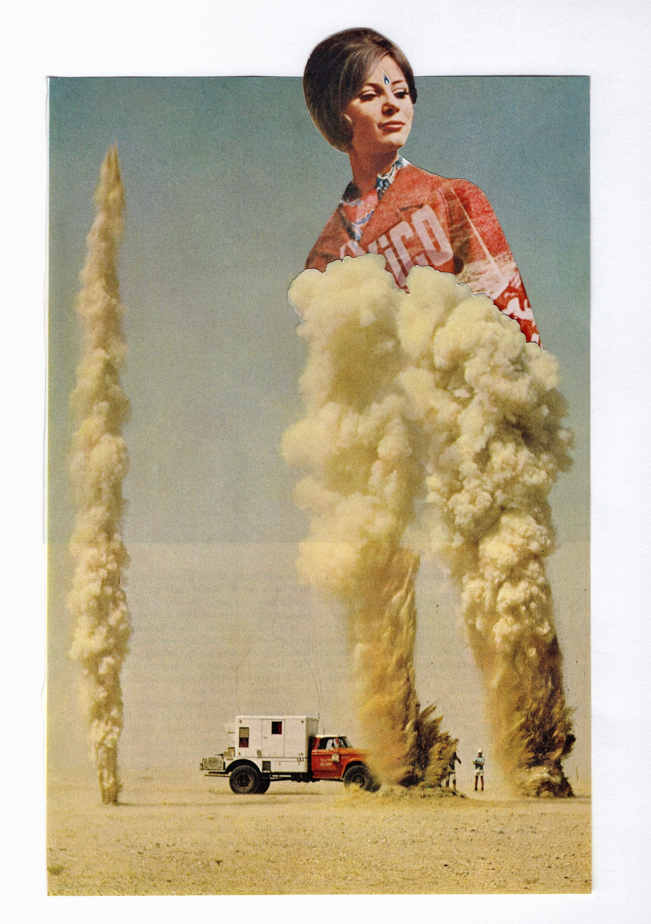 Paper Mixed Media And Collage Art And Collectibles Original 9x9 Mixed Media