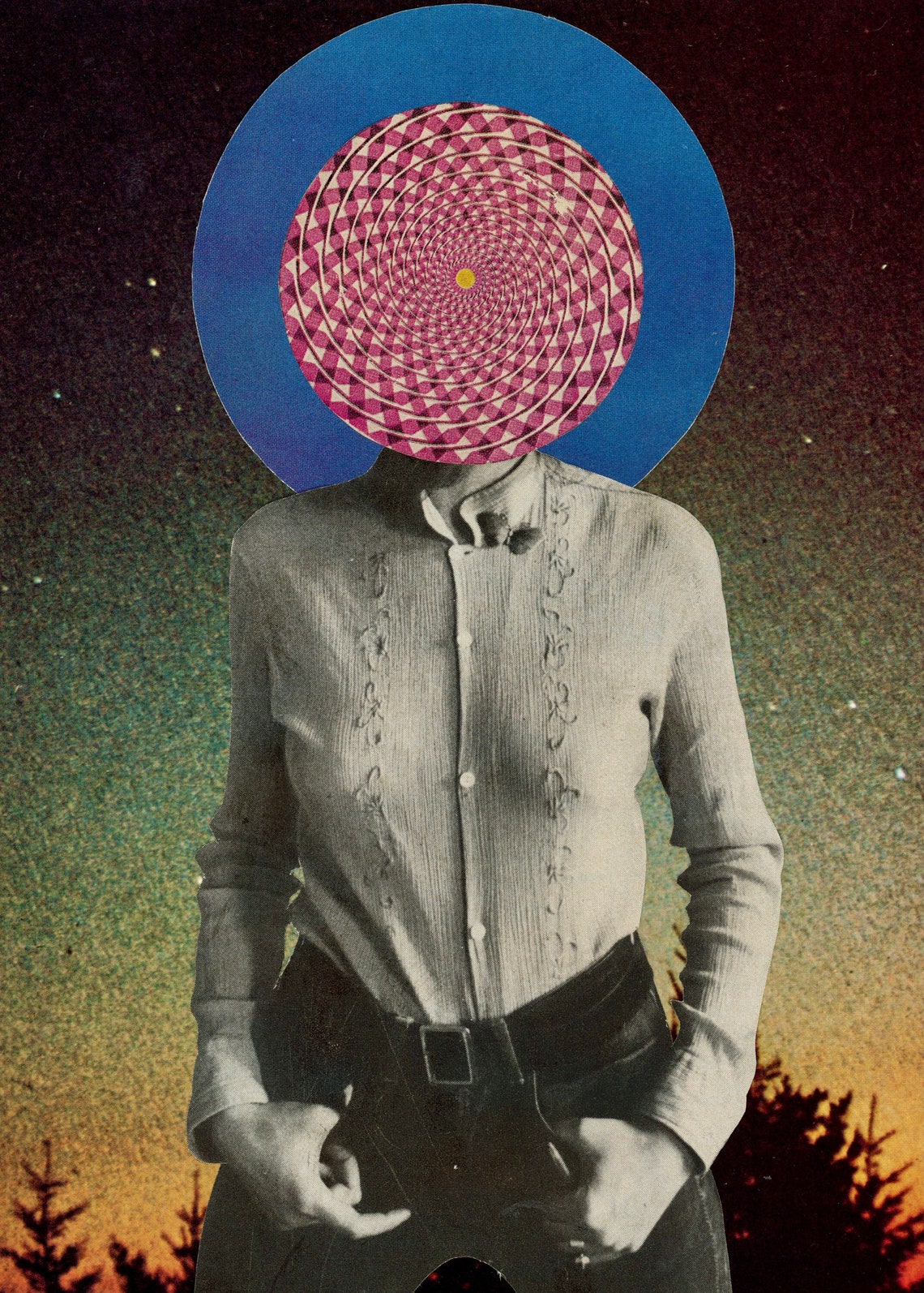 Original Mixed Media Collage Art sometimes We Burn - Etsy
