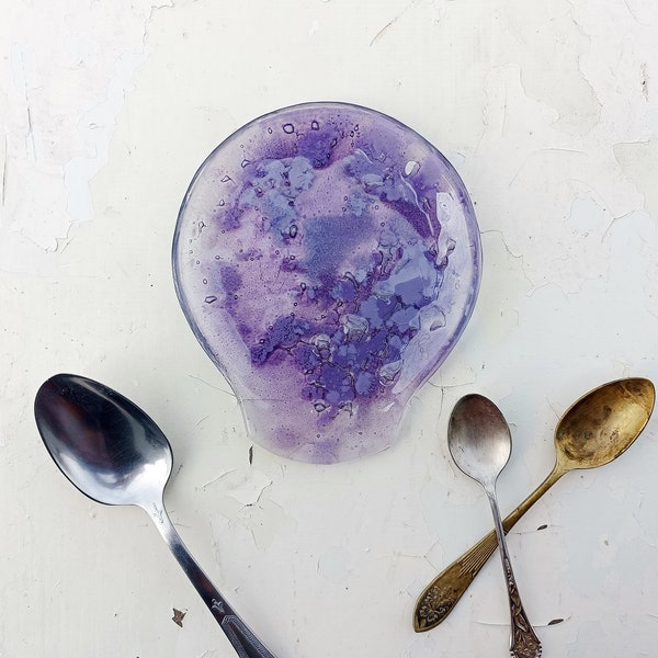 Glass Spoon Rest - Etsy
