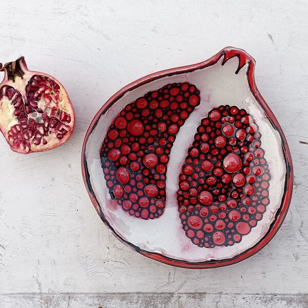 Glass Pomegranate - Etsy