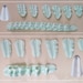 Set of 5 Notched Leaf Piping Nozzles Leaf Flower Tip Cake Cream ...