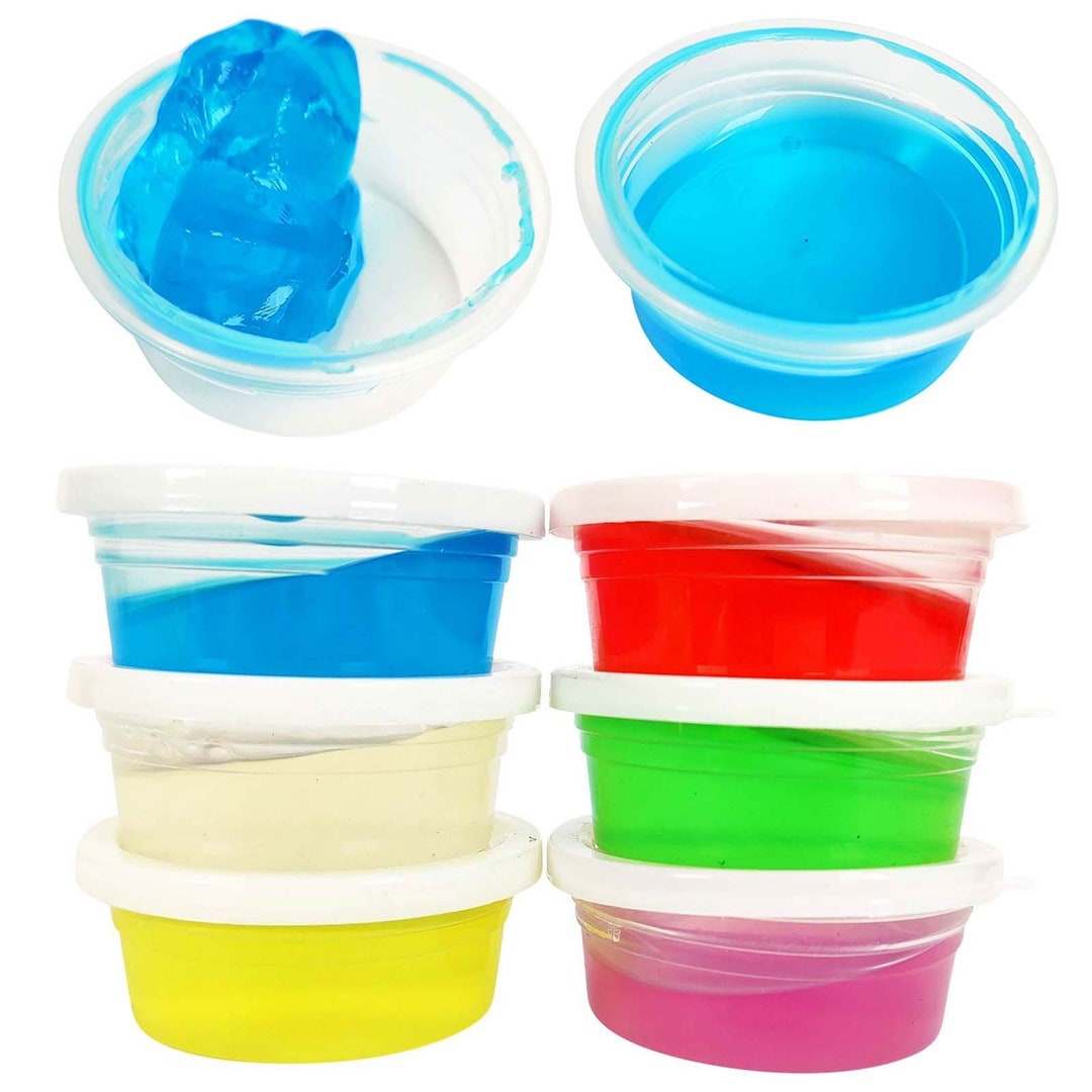 Set of 6 Jelly Slime Pots - Etsy