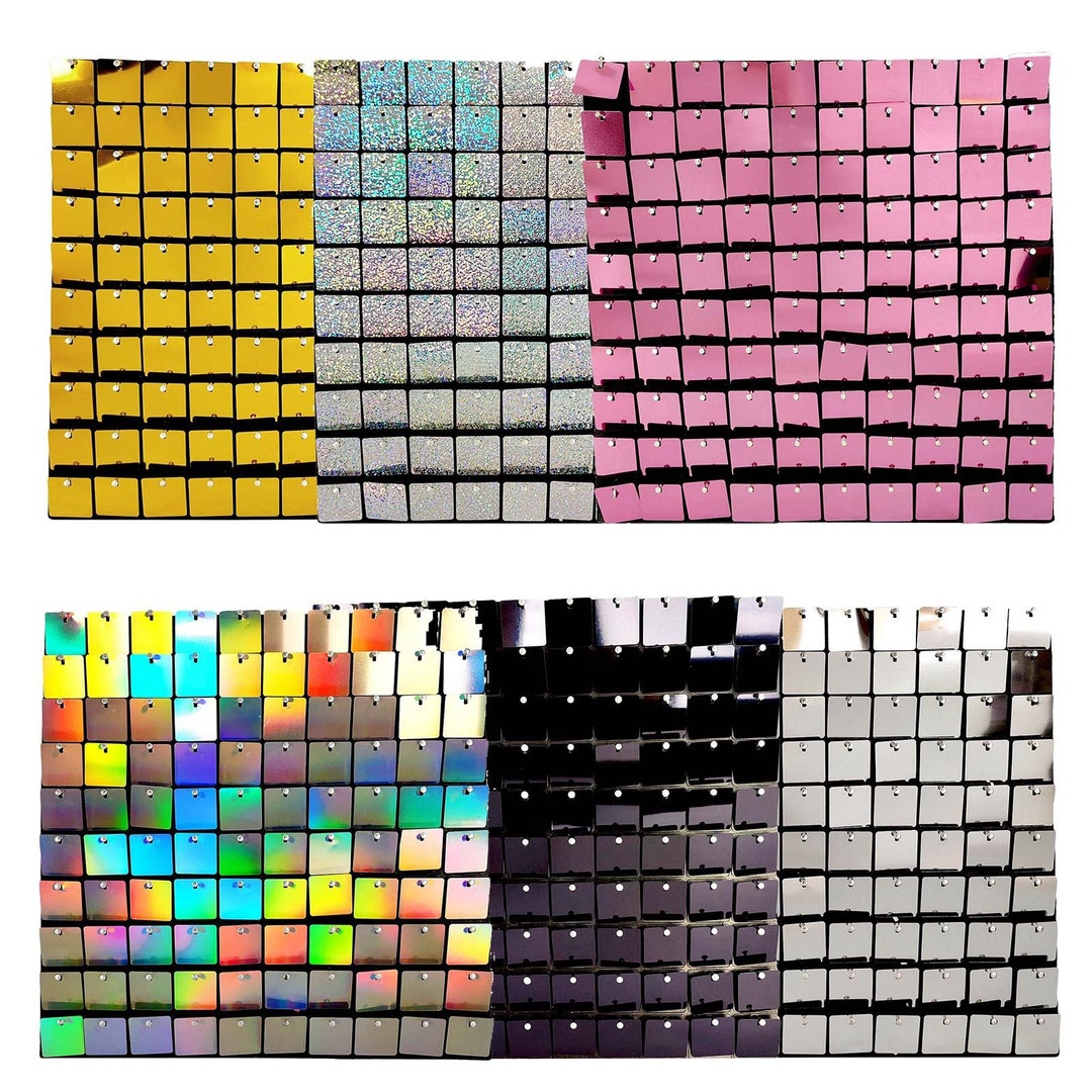 Square Sequin Wall Panels 30cm X 30cm Flower Quality - Etsy UK