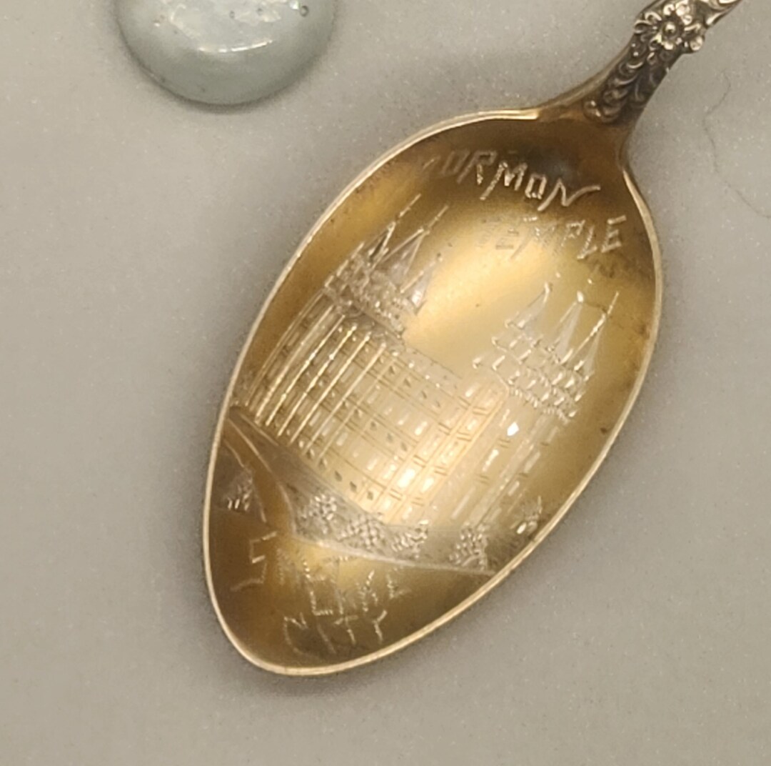 Rare and Unique - Antique Utah Mormon Temple Salt Lake City Spoon ...