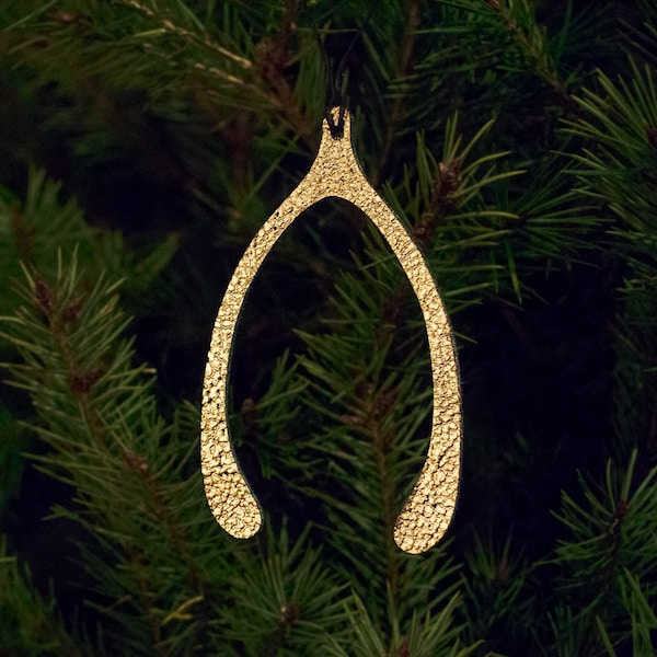 Wishbone Keychain - Etsy