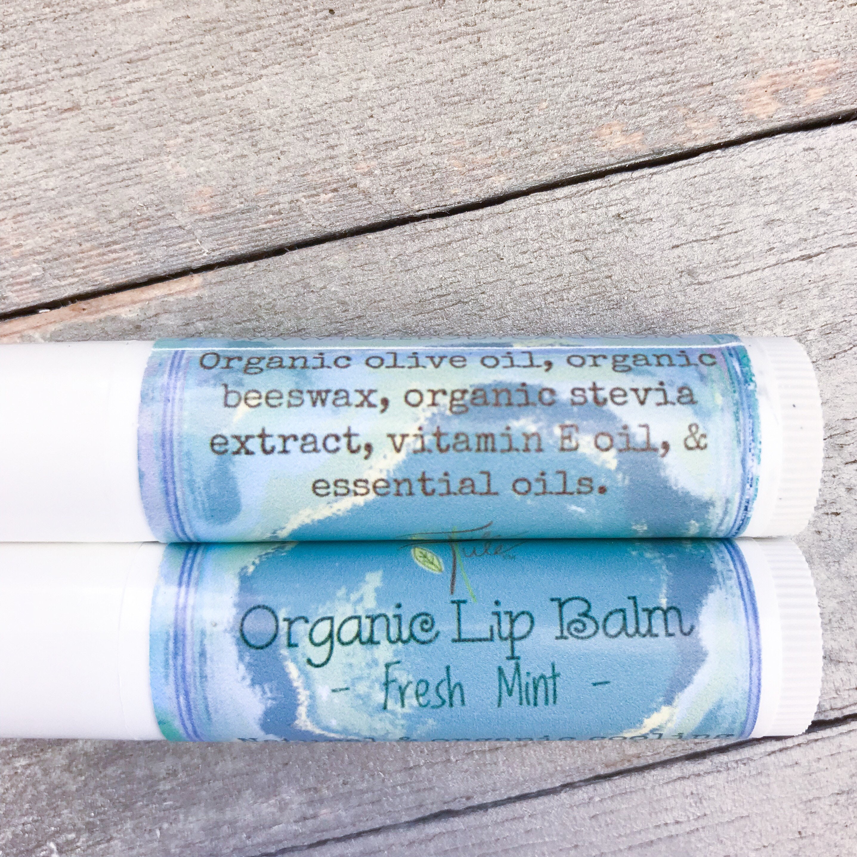 Organic Lip Balm- Olive Oil & Fresh Mint