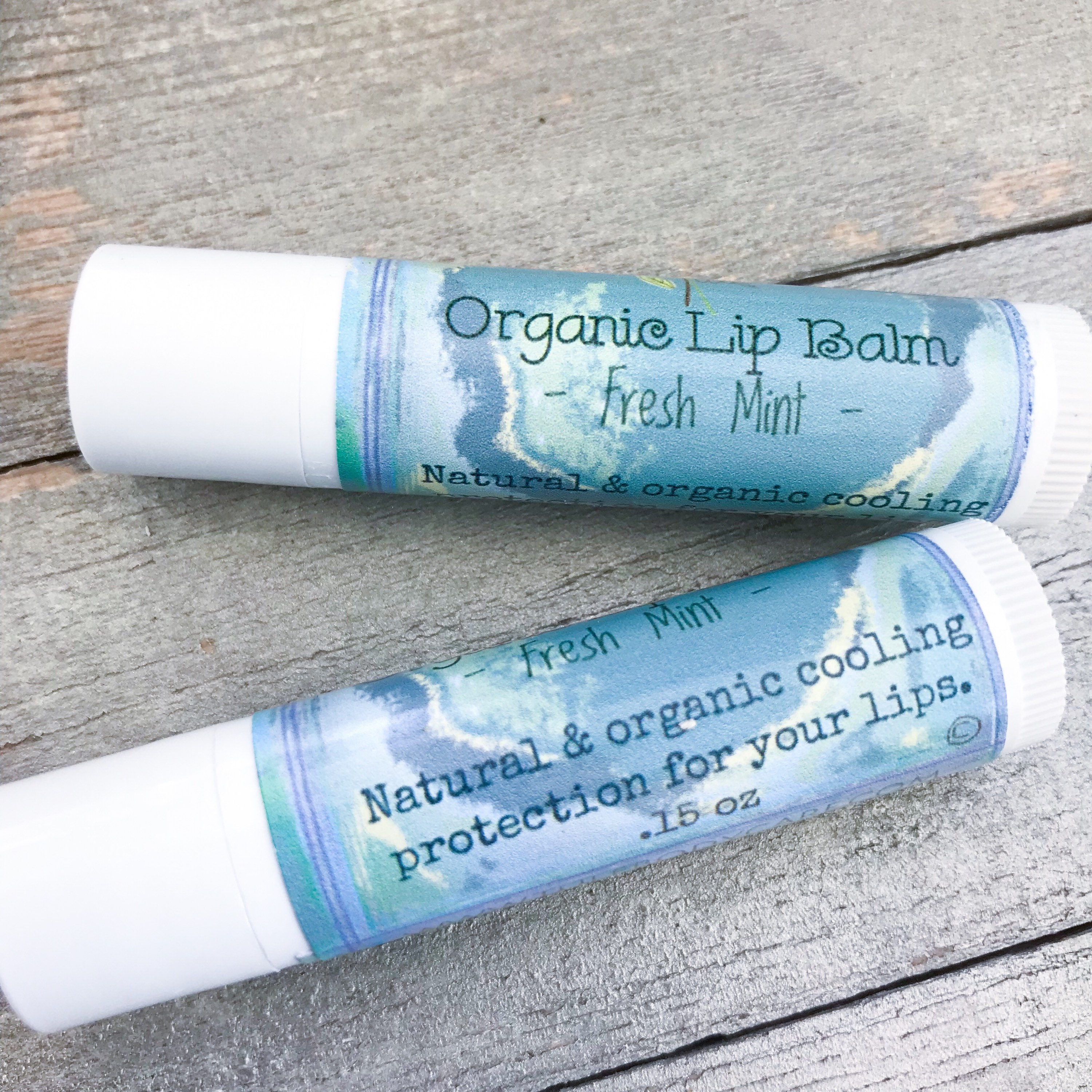 Organic Lip Balm- Olive Oil & Fresh Mint