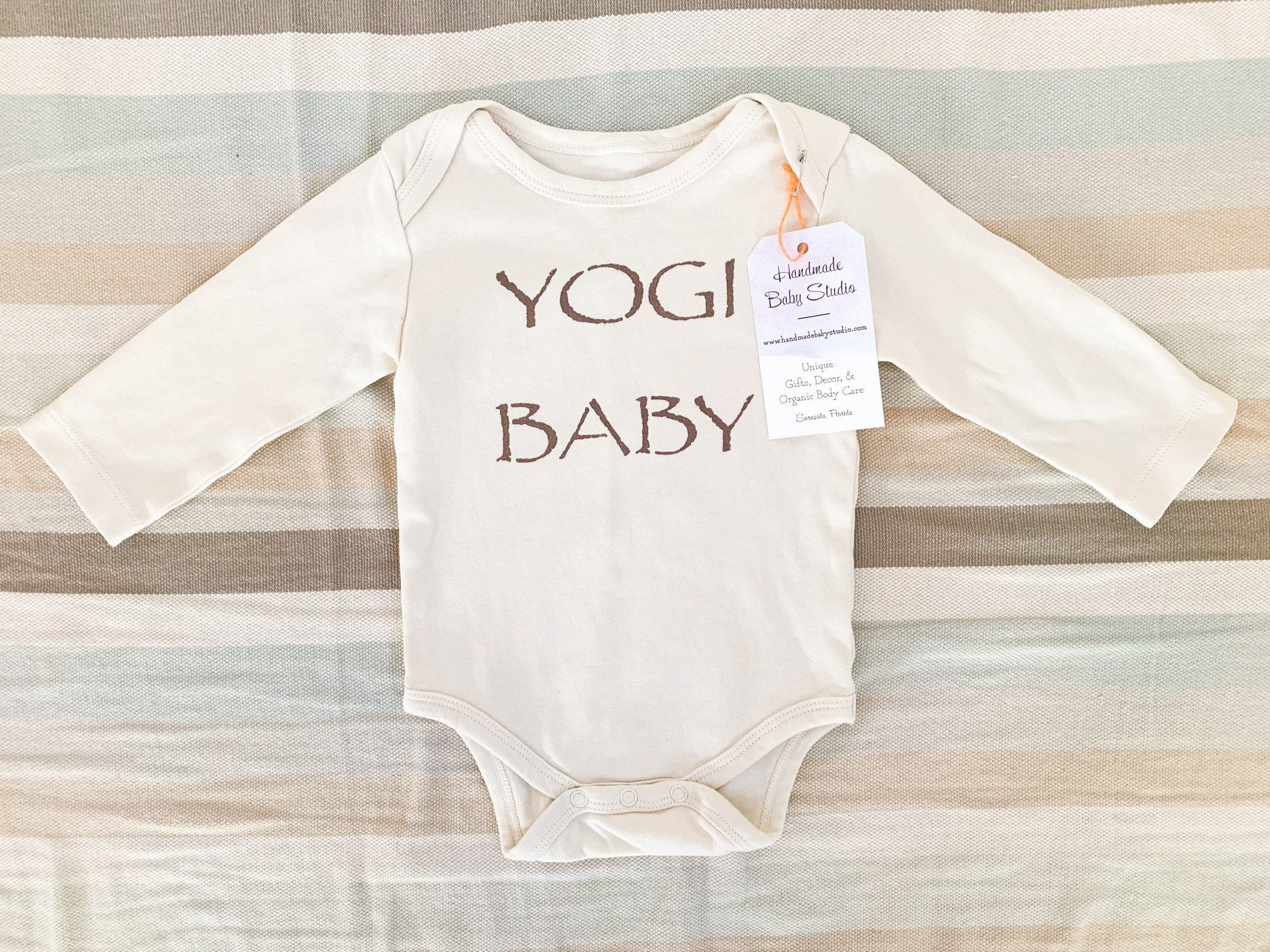 Baby Bodysuit / Organic Cotton / Yogi Baby