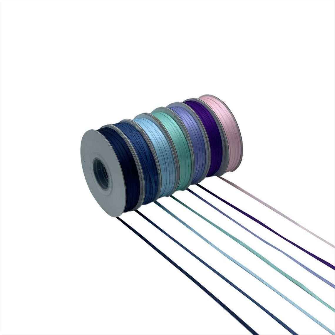 Satin Ribbon Double Faced Two Sided Ribbon Multiple Color 100 | Etsy